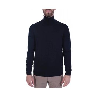 HUGO BOSS Musso-P Turtleneck - - Knitwear - Herren - Blau - 2XL