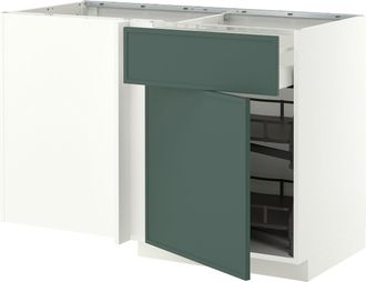 IKEA METOD / MAXIMERA Eckunterschrank m Schublade+Auszug