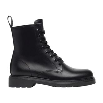 Nero Giardini Leder-Schn&uuml;rstiefel - - Shoes - Damen - Schwarzk - 39 EU
