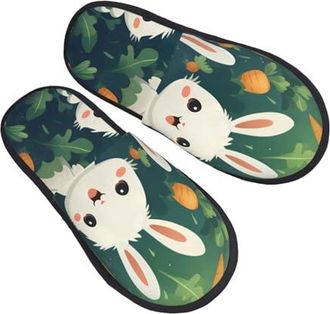 Generic Lapin Carotte Mignon Lapin Homme Femme Chaussures De Maison Chaud Pantoufles Antid&eacute;rapantes Chaussons Pour Ext&eacute;rieur Int&eacute;rieur Hiver M