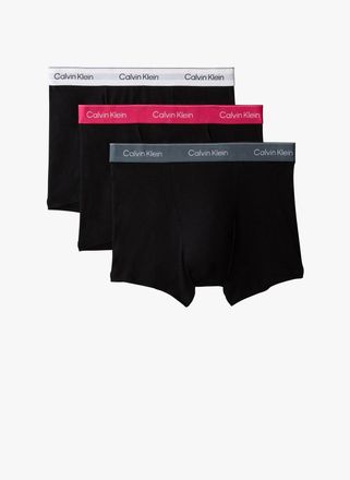 Calvin Klein Lot de 3 boxers en coton m&eacute;lang&eacute;