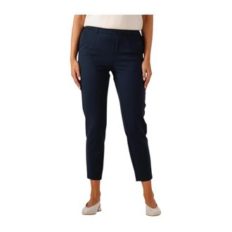 Object Objlisa Slim Pant - - Trousers - Damen - Blau - W34