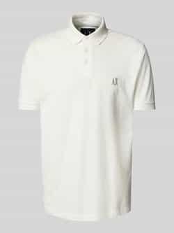 A|X Armani Exchange Poloshirt mit Label-Stitching