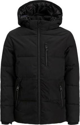 Jack & Jones Jjeowen Puffer Sn JNR, Noir, 176 Hommes