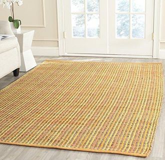 Safavieh Zeitgenössische Teppich für Wohnzimmer, Esszimmer, Schlafzimmer - Cape Cod Collection, Kurzer Flor, Frühling, 91 X 152 cm
