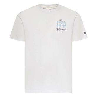 MC2 Saint Barth Homme, Tops, Blanc, Taille: XL T-shirt Portofino