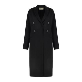 Tory Burch Wollmantel - - Coats - Damen - Schwarzk - XS