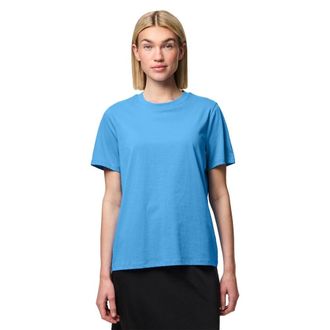Pieces Damen Pcria Ss Solid Tee Noos Bc T-Shirt 17140802,Azure Blue,XL