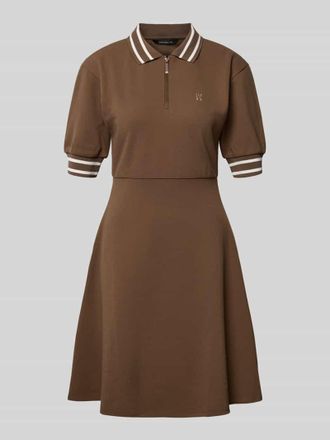 A|X Armani Exchange Minikleid mit Polokragen und Logo-Stitching