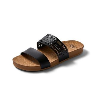 Reef Sandale pour femme, Cushion Vista Perf, Black Tan, 40 EU