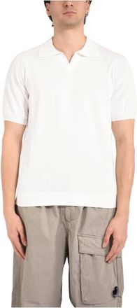 C.P. Company C.p. Company, Homme, Tops, Blanc, Taille: 2XL Polo