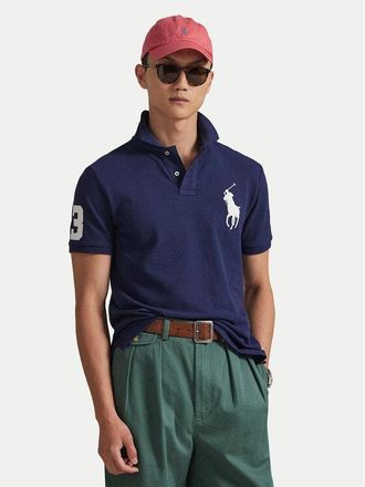 Polo Ralph Lauren Poloshirt 710688969004 Dunkelblau Custom Slim Fit