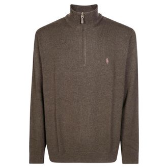 Polo Ralph Lauren LS HZ PP Langarm Pullover - - Knitwear - Herren - Braun - S