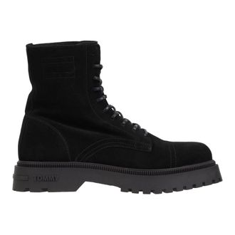 Tommy Jeans Schwarze Stiefeletten f&uuml;r Herren - - Shoes - Herren - Schwarzk - 43 EU