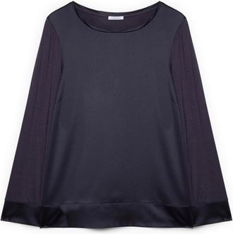 Fiorella Rubino Damen, Blusen & Hemden, Blau, LGr&ouml;&szlig;e