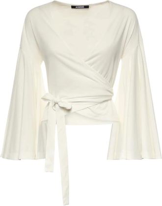 Jacquemus Femme, Blouses et Chemises, Blanc, Taille: 40 FR La Cache Coeur Ventadou Top