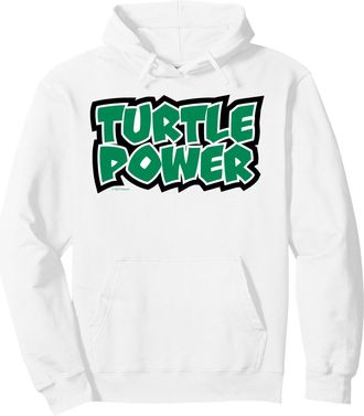 Teenage Mutant Ninja Turtles TMNT Teenage Mutant Ninja Turtles Power-Logo im Retro-Look Pullover Hoodie