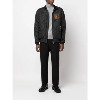 Barbour Diamond-Quilted Down Jacket - Black