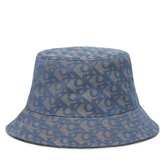 Calvin Klein Hut Calvin Klein Logo Jacquard Bucket Hat LV04K5059G Blau