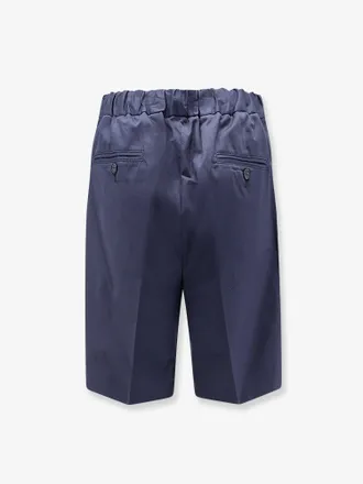 Hev&ograve; Mens Shorts Torre Lapillo Blue Cotton