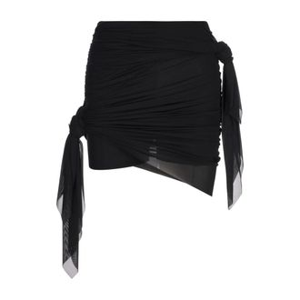 Diesel Femme, Jupes, Noir, Taille: 38 FR Jupe Noire avec Polyamide et &Eacute;lasthanne