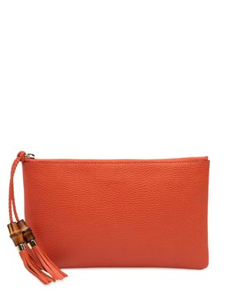 Gucci pochette en cuir de veau (2016-2025) - Orange