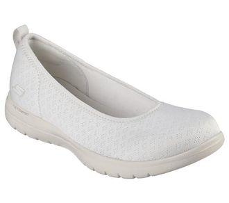 Skechers Femme Slip on Mocassin, Naturel, 39 EU