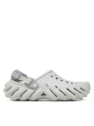 Crocs Pantoletten Echo Clog 207937 Grau