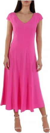 Emporio Armani Femme, Robes, Rose, Taille: 46 FR Techno Cady Flared Dress