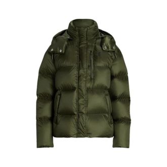 Polo Ralph Lauren Hydrophobe Steppdaunenjacke - - Jackets - Damen - Gr&uuml;n - S