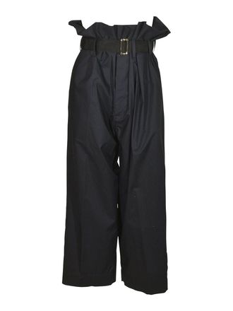 Plan C Pantalons D&eacute;contract&eacute;s - Bleu