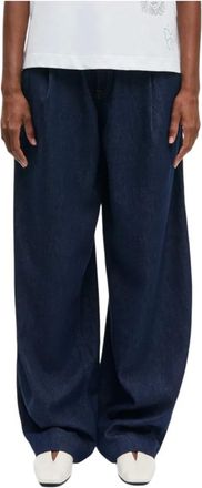 Sams&oslash;e & Sams&oslash;e Femme, Jeans, Bleu, Taille: W28 L32 Saharper Pleat Jeans 16014