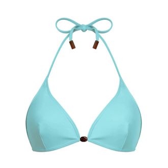 Vilebrequin Halter Bikini Top Pearl Detail Solid - - Swimwear - Damen - Blau - M