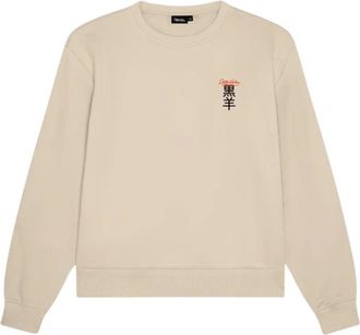 Dolly Noire Homme, Sweatshirts et sweats à capuche, Beige, Taille: L Crewneck SweaT-shirt