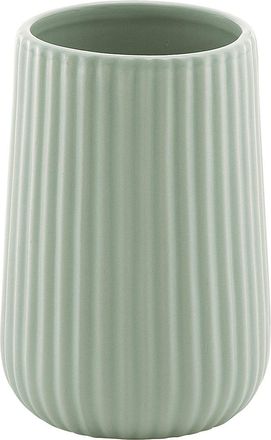 Gedy Zahnbürstenhalter Marika, Keramik, Grün, 8 x 8 x 11,6 cm