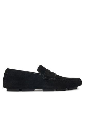 Calvin Klein Mokassins Square Driver Suede HW0HW02844 Schwarz