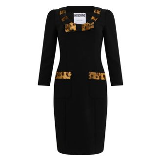 Moschino Robe &agrave; manches longues - Femme - Robes - Noir - Taille: 36 FR