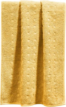 Möve Duschtuch Quadretti Walk-Frottier gelb Größe 67x140 cm
