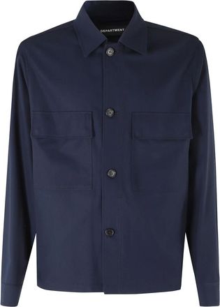 Department Five Department Five, Homme, Vestes, Bleu, Taille: XL Walden Overshirt Crop