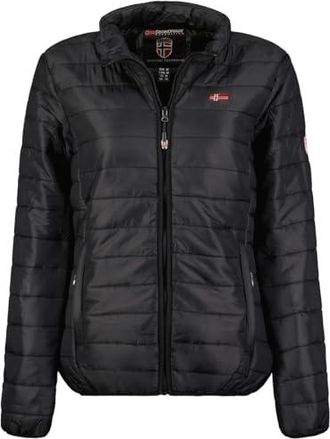 Geographical Norway Atikolorama Lady Basic - Veste Coupe Vent Femme Outdoor - Blouson Deperlant Manches Longues Femmes - Manteau Pluie Randonnee Saison Printemps Ete Auto