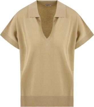 Aspesi Femme, Pulls, Beige, Taille: 38 FR V-neck Tricots