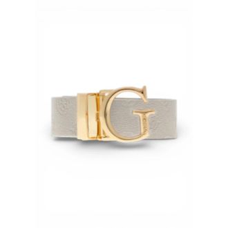 Guess James 4G Logo G&uuml;rtel - - Accessories - Damen - Wei&szlig; - L