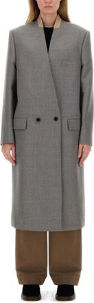Moschino Femme, Manteaux, Gris, Taille: 36 FR Cappotto