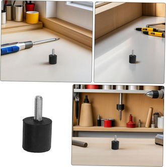 PartyKindom 12stücke Möbel-nivellierfüße Mit Schraube Verstellbare Tischfüße Aus Gummi Für Schrank-höhenversteller Nivellierfüße Zum Gleiten Mit Gewinde Für Stabi