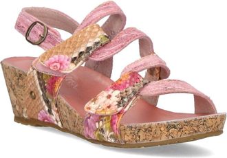 Laura Vita Damen Beclindao 209 Peeptoe Sandalen, Pink Rose Rose, 37 EU