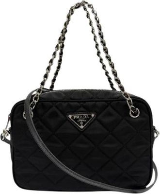 Prada Sac bandouli&egrave;re 2-en-1 Pre-owned - Femme - Pre-owned - Noir - Taille: ONE Size