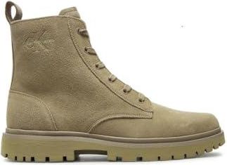 Calvin Klein Jeans Homme EVA Boot Mid Laceup Iconic Dress YM0YM01070 Bottes, Beige (Triple Savannah Tan), 40.5 EU
