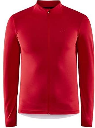 Craft Core Bike Essence LS Jersey M T-Shirt, Rouge Vif, m Hommes