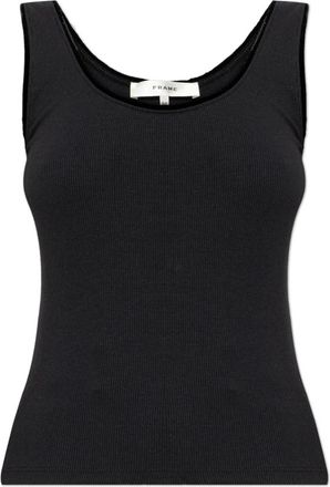 Frame Denim Damen, Oberteile, Schwarzk, LGr&ouml;&szlig;e