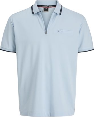 Jack & Jones Jcofusion Branding Polo Zip Ss Sn